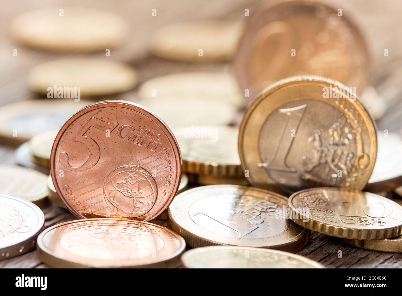 5 euro cent coins hi-res stock photography and images - Alamy