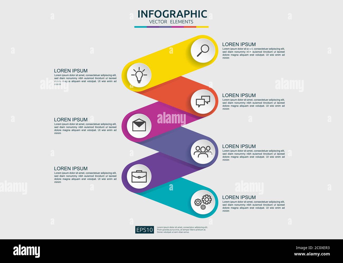 Infographic element design template for presentation, diagram, workflow, annual report. Business ...