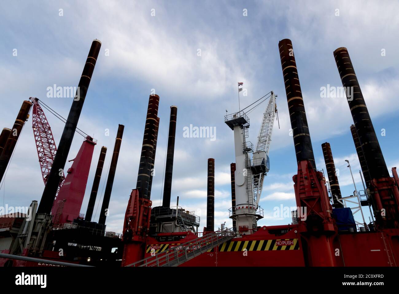 Excalibur drilling rig the largest in the Fugro fleet of jack-up barges ...