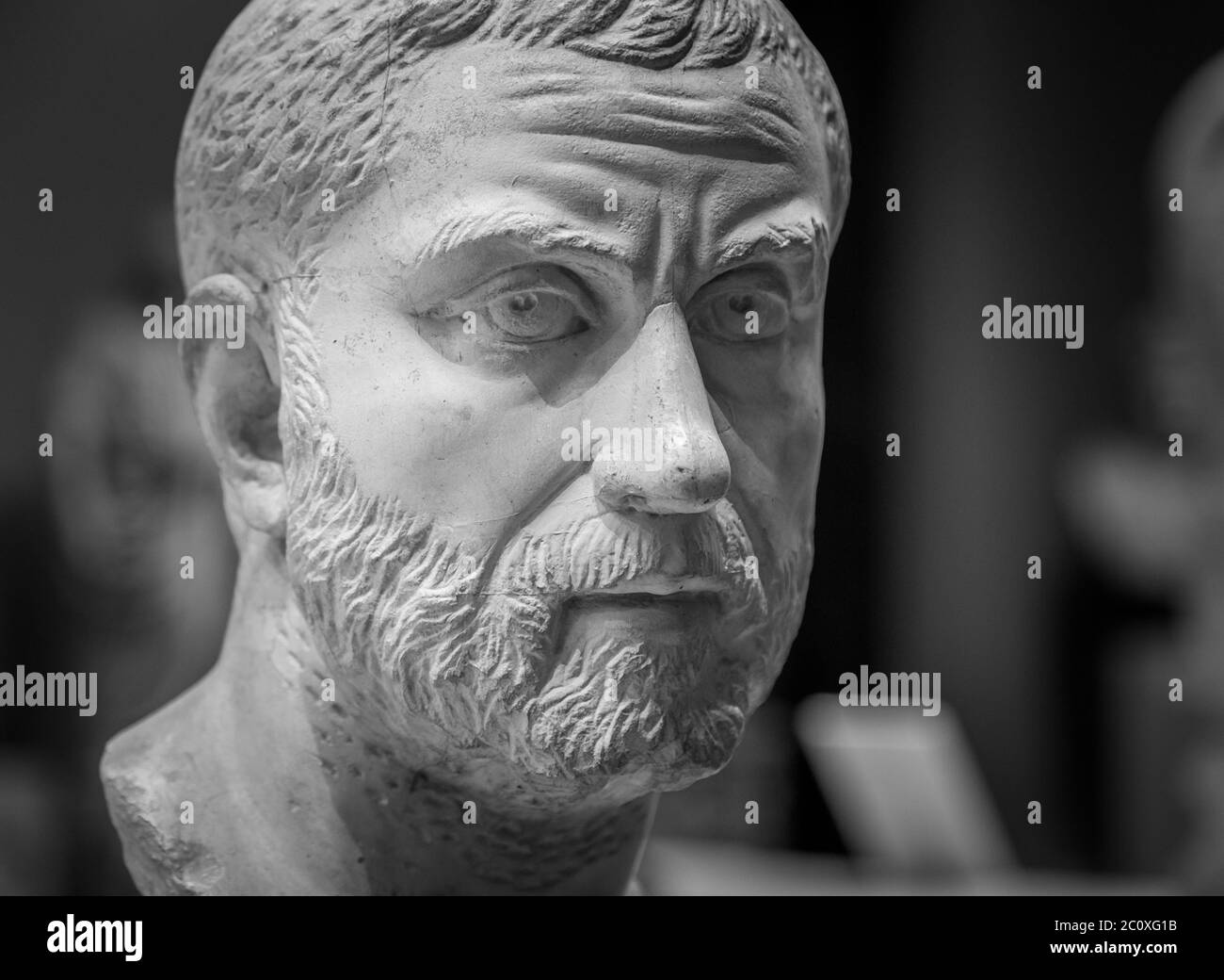 The ancient marble portrait bust Stock Photo - Alamy