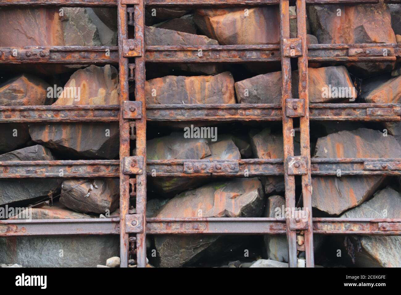 Rusting metal bars hi-res stock photography and images - Alamy