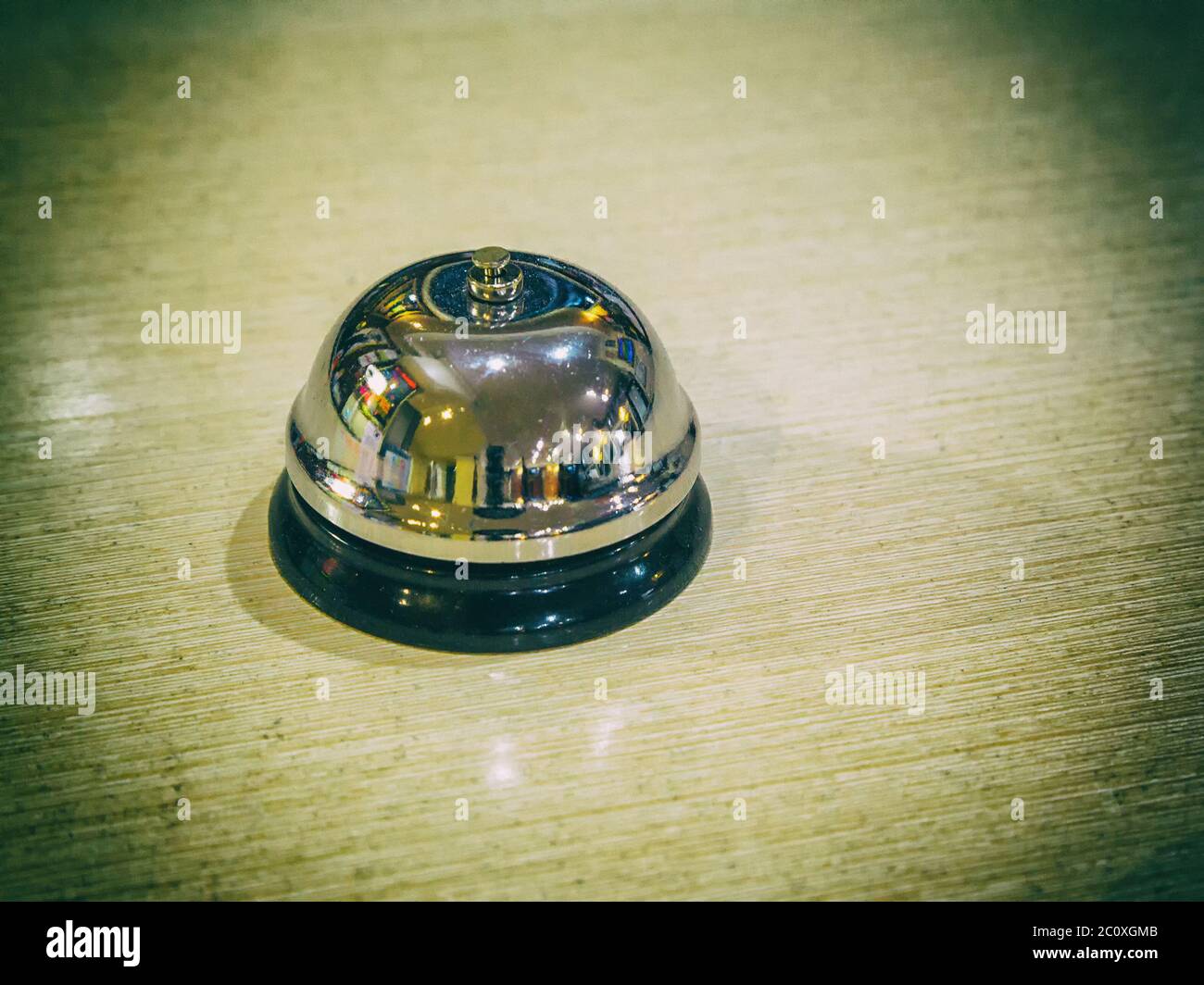 Desktop Call Bell, retro Stock Photo - Alamy