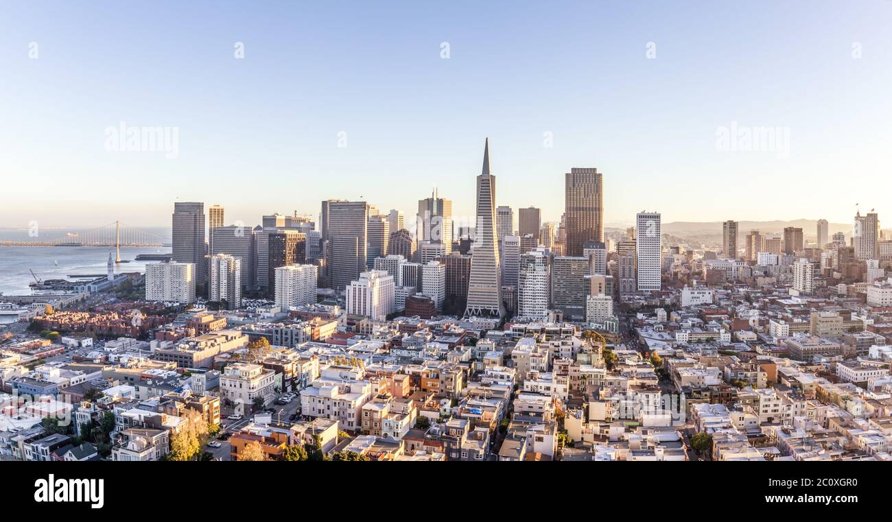 cityscape of San Francisco and skyline Stock Photo - Alamy