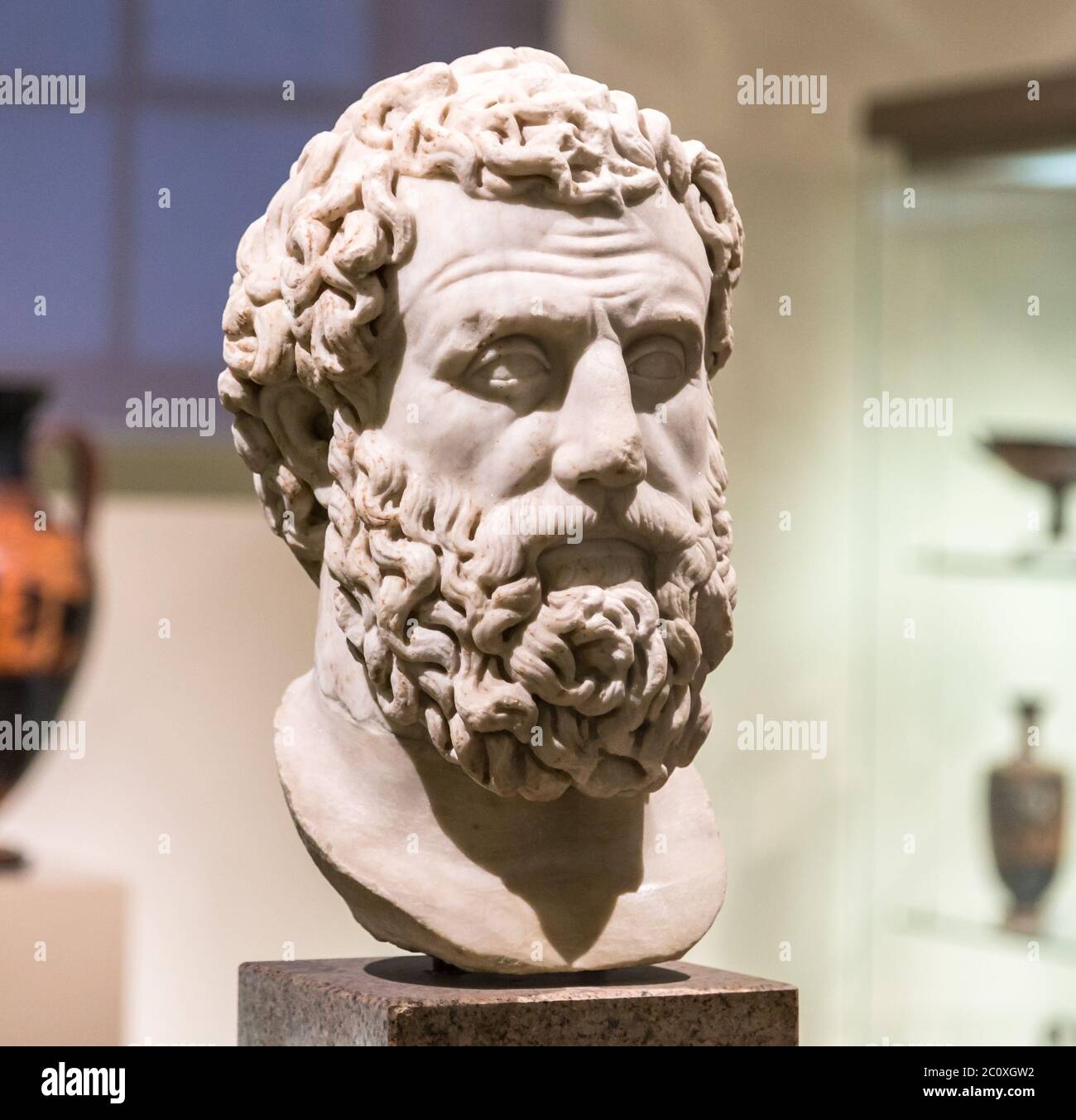 The ancient marble portrait bust Stock Photo - Alamy