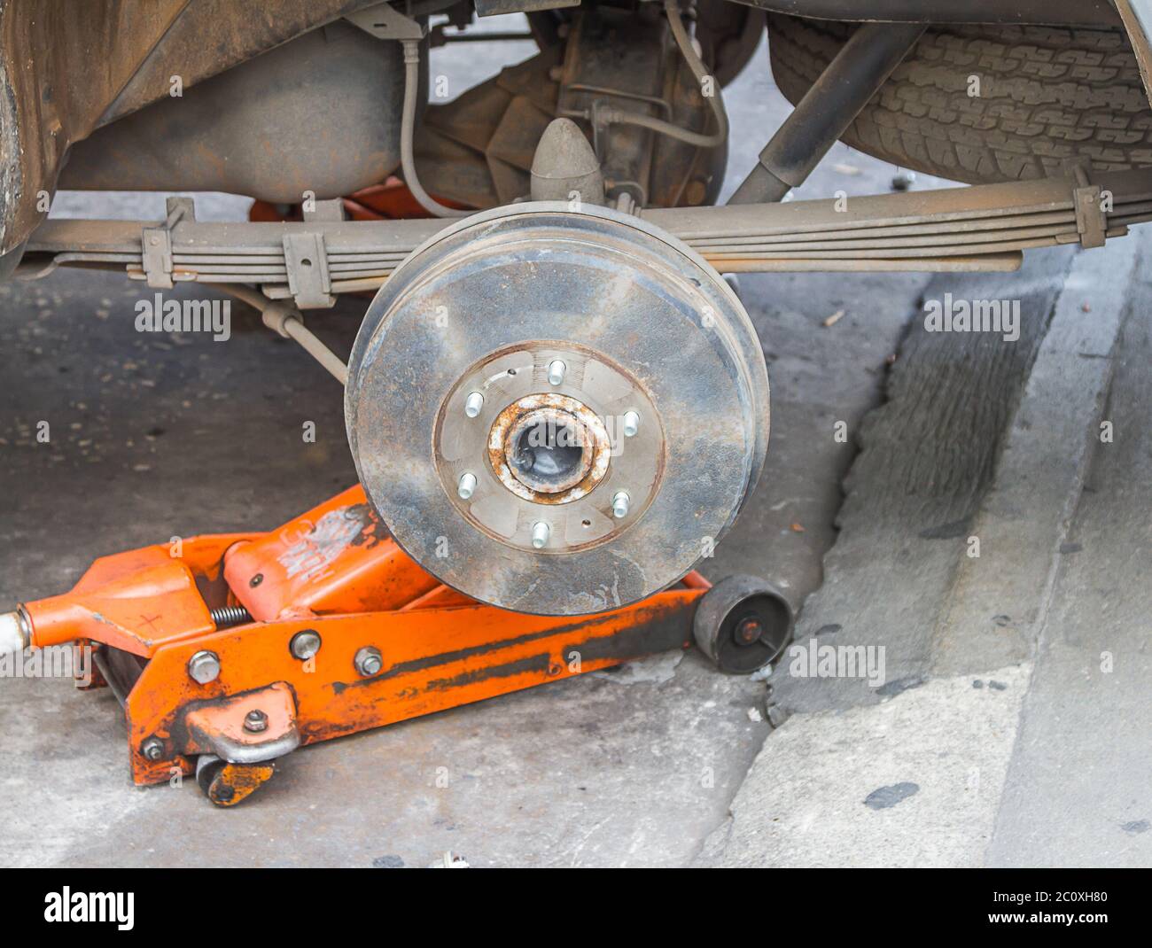 New car brake hi-res stock photography and images - Alamy