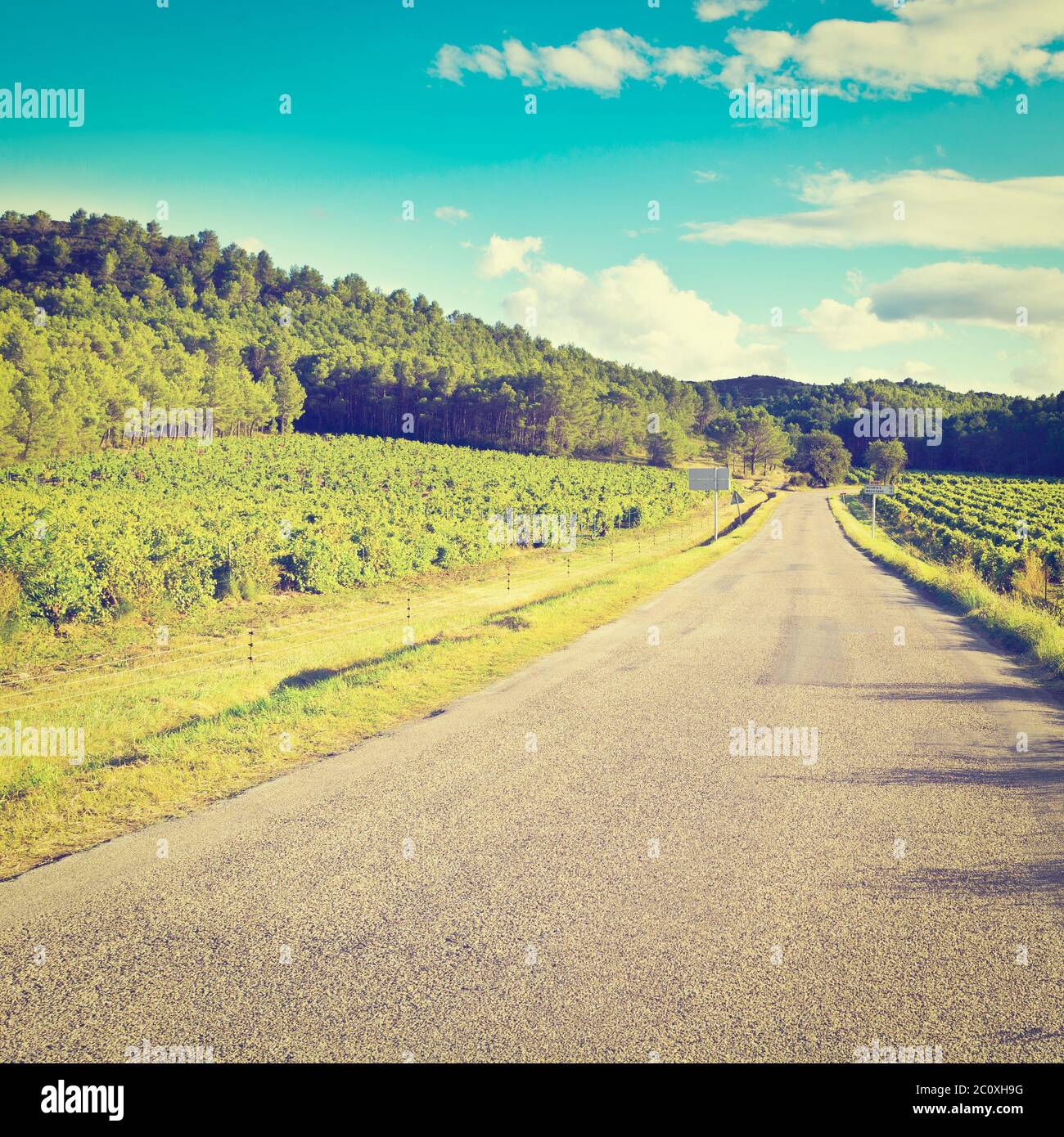 Paved village road hi-res stock photography and images - Alamy