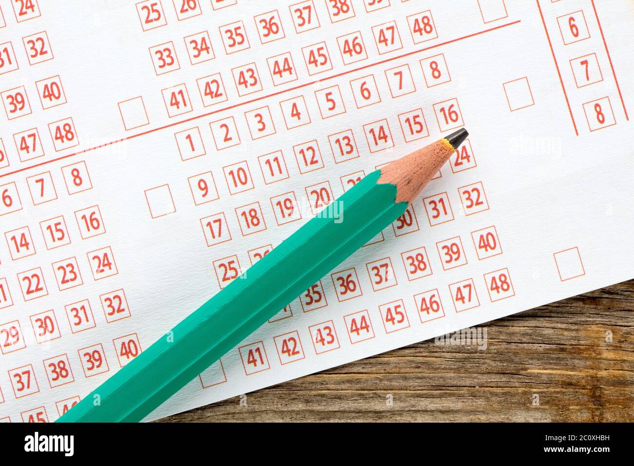 Lottery sheet hi-res stock photography and images - Alamy