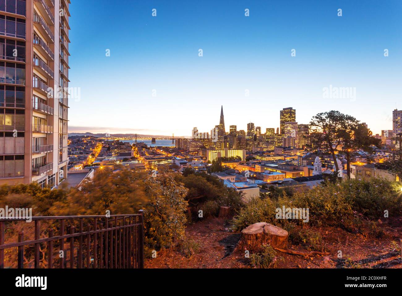 cityscape of San Francisco and skyline Stock Photo - Alamy