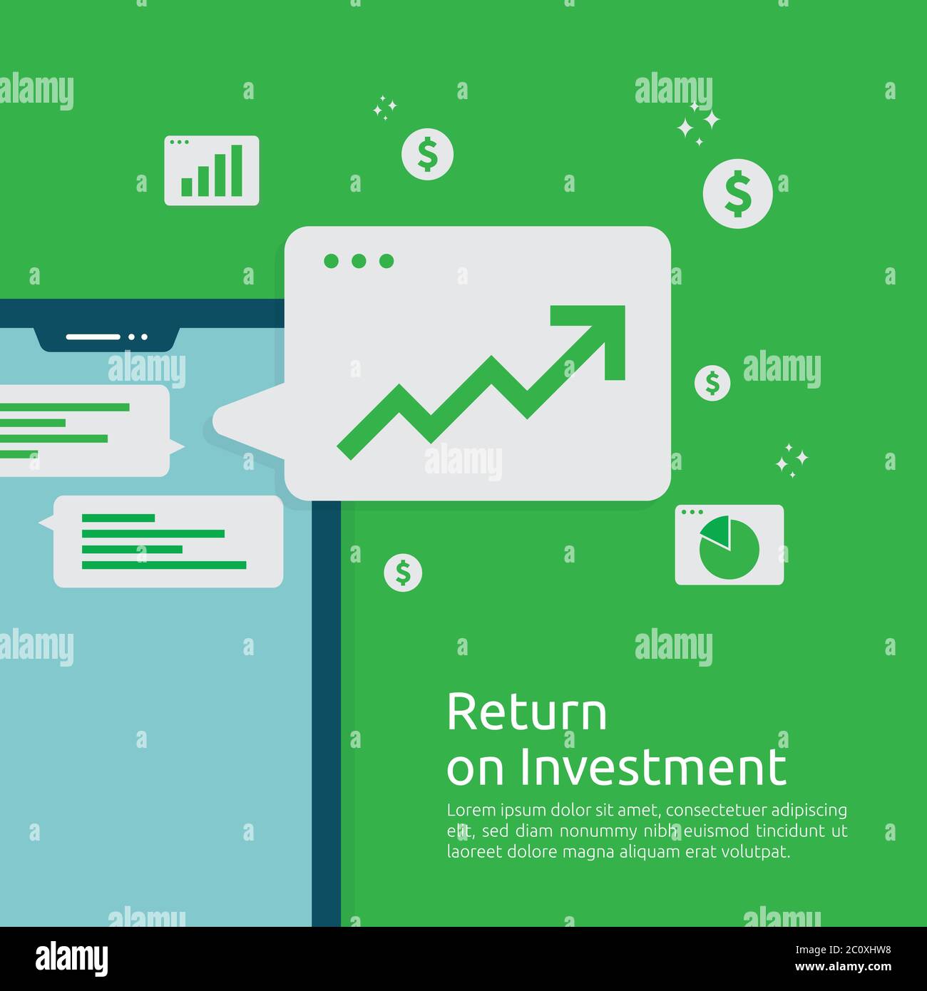 Increase graph Stock Vector Images - Alamy