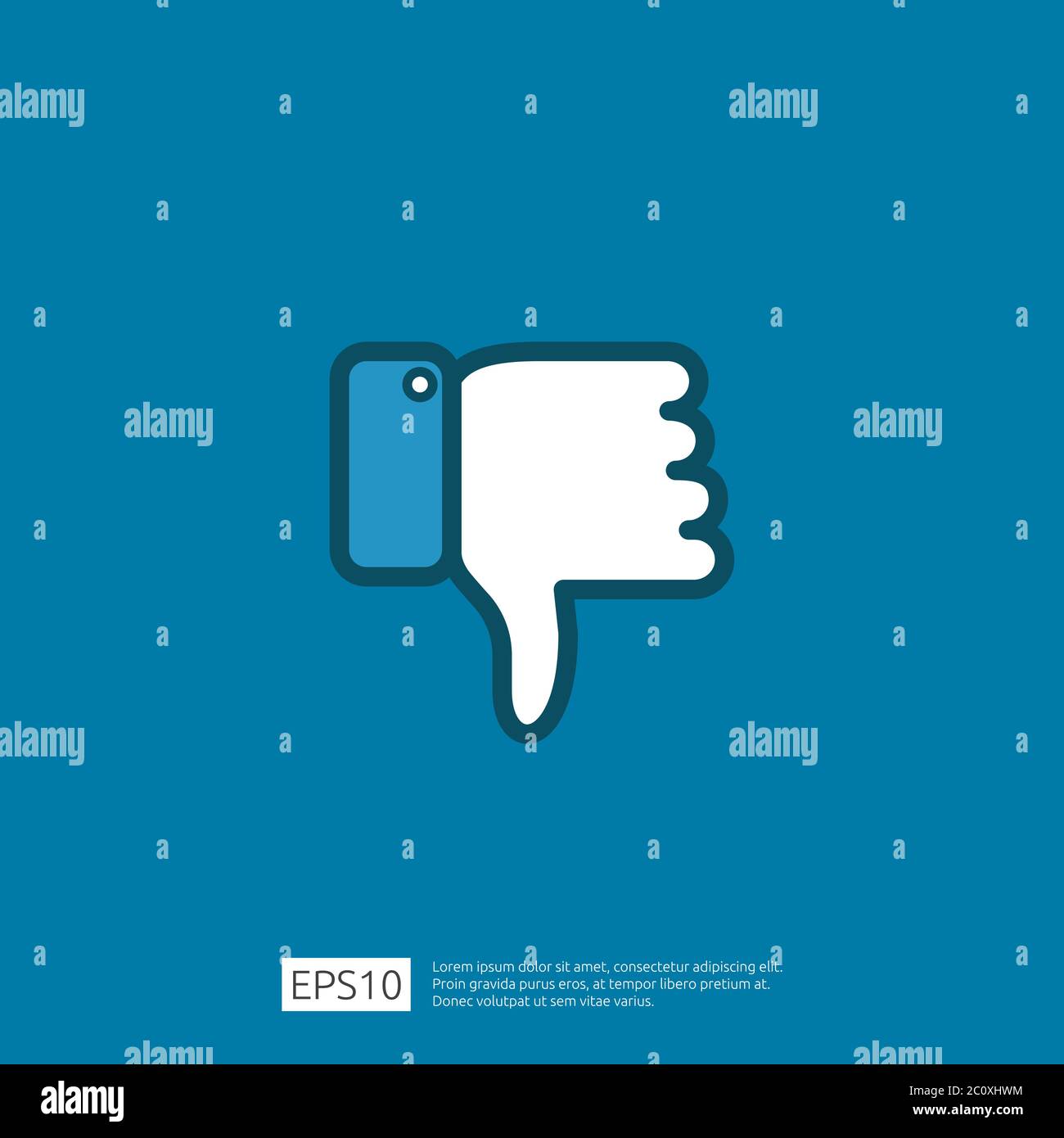 Dislike opinion Stock Vector Images - Alamy
