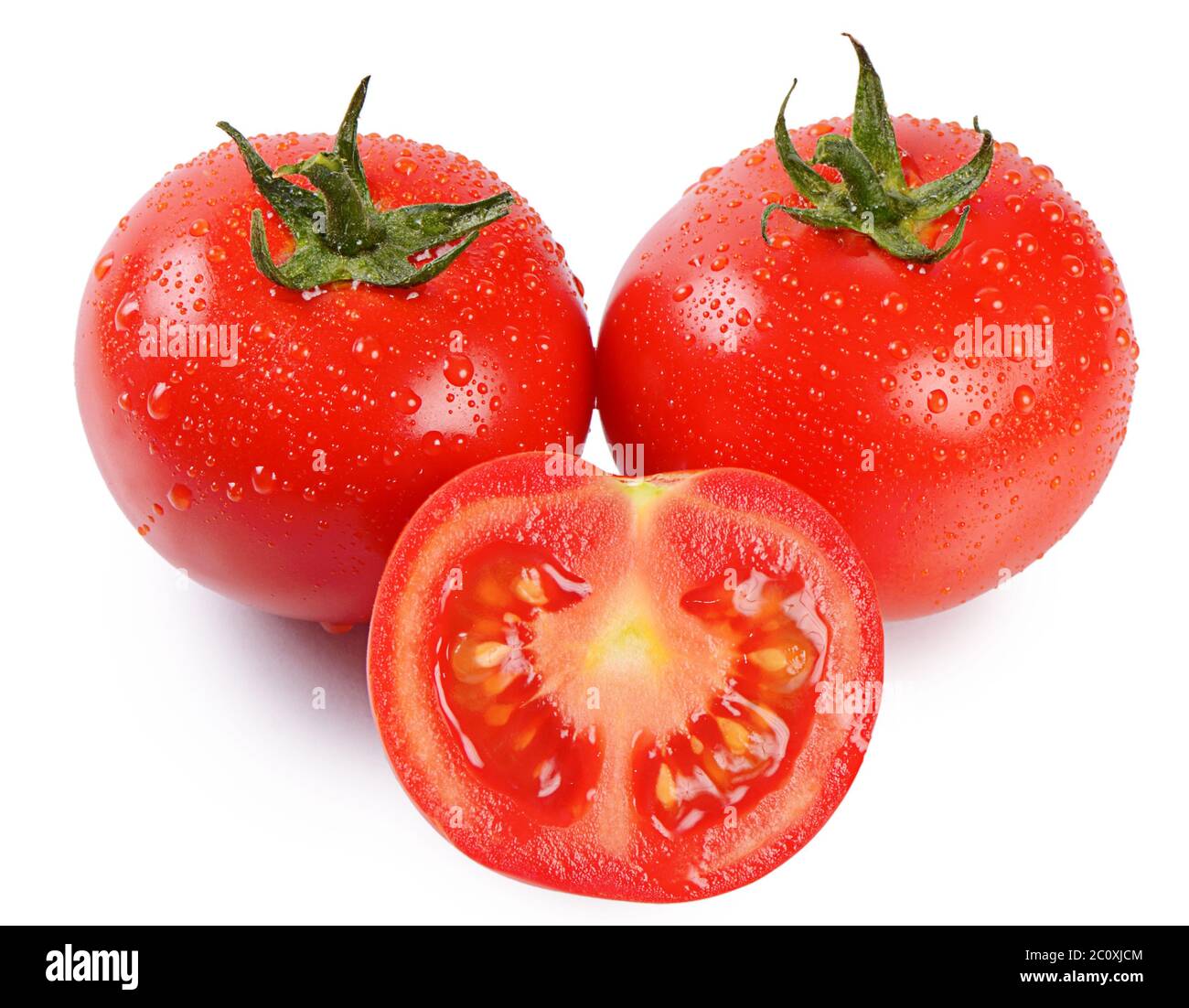 Fresh red tomatoes vegetables Cut Out Stock Images & Pictures - Alamy