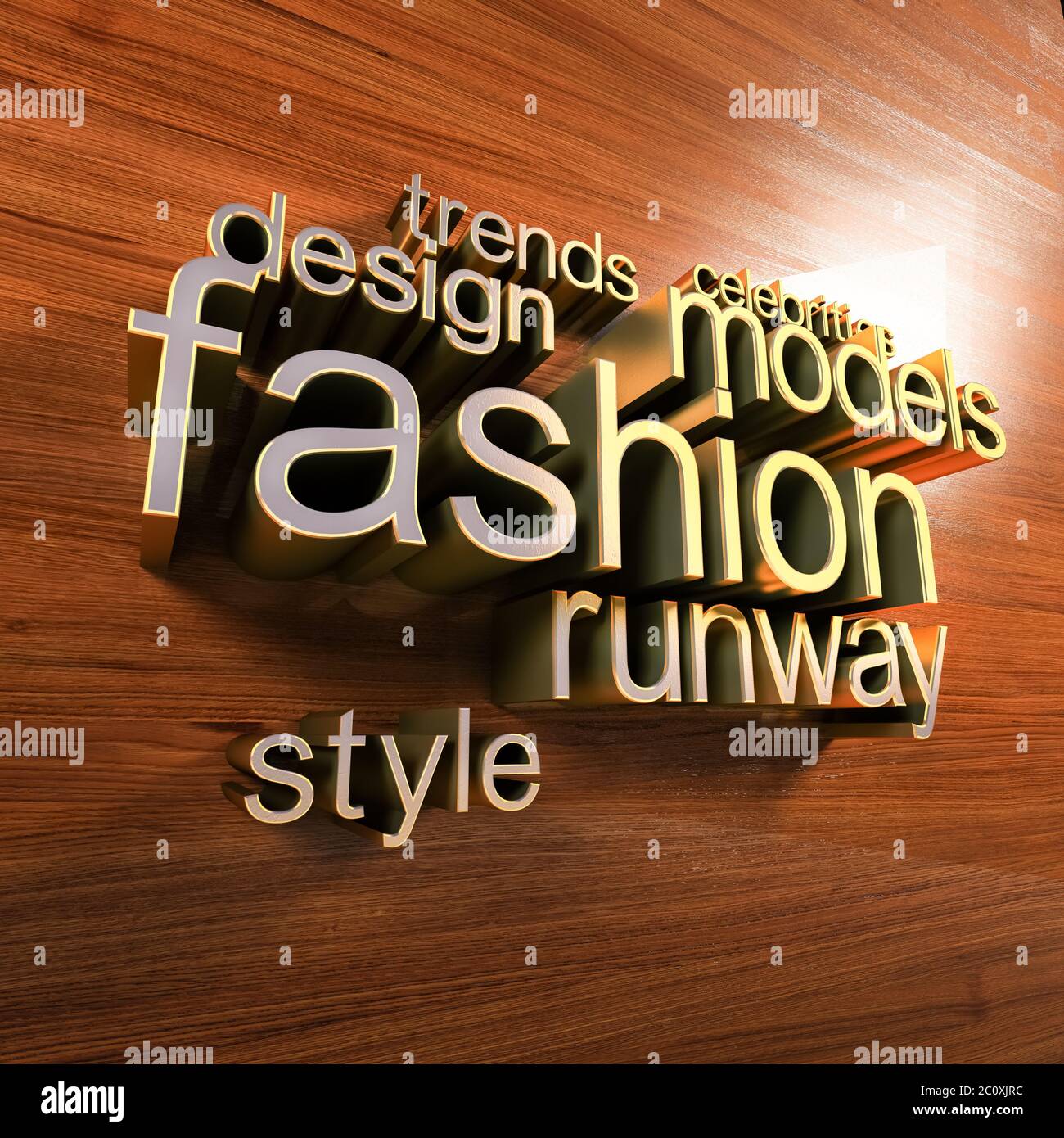 Fashion words cloud Stock Photo - Alamy