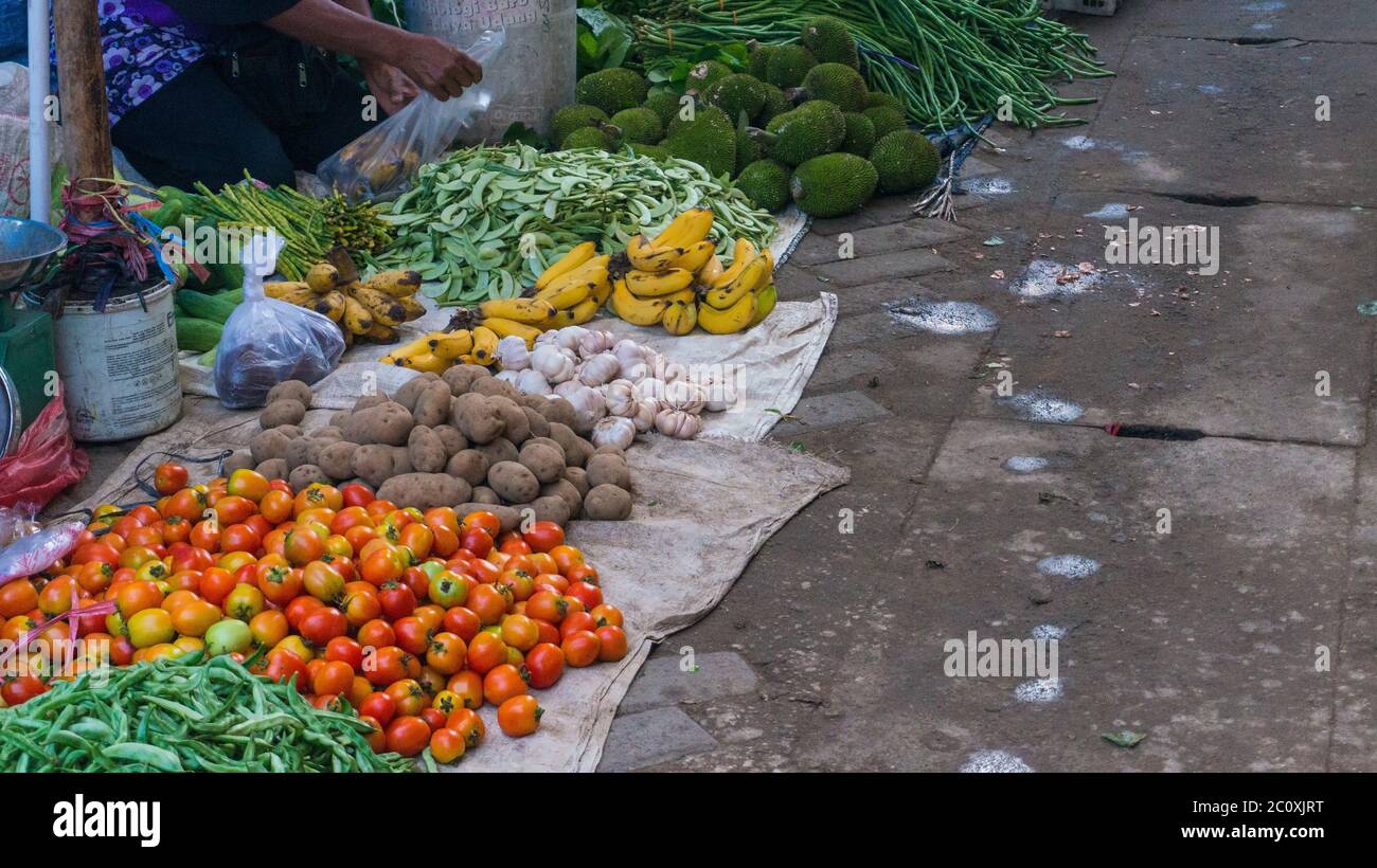Ponorogo, East Java, Indonesia- 10/05/2020: Various vegetables and ...