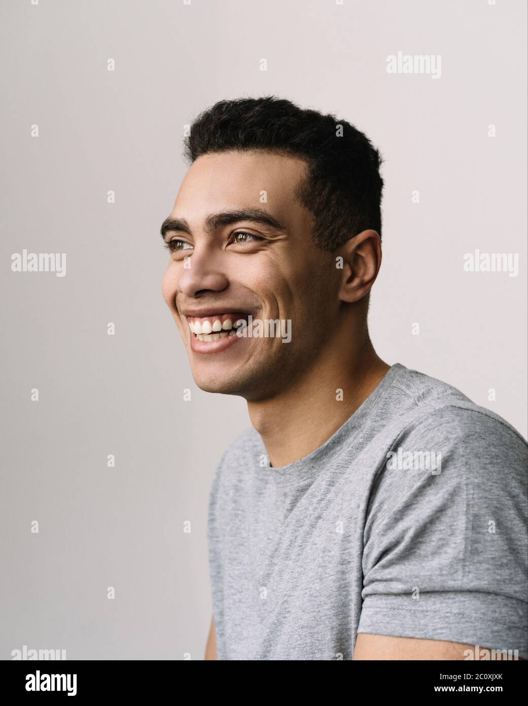 African american model face hi-res stock photography and images - Alamy