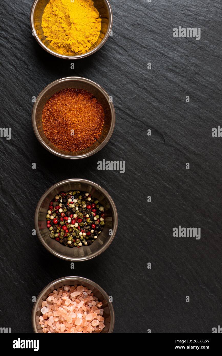 Spices in bowl hi-res stock photography and images - Alamy