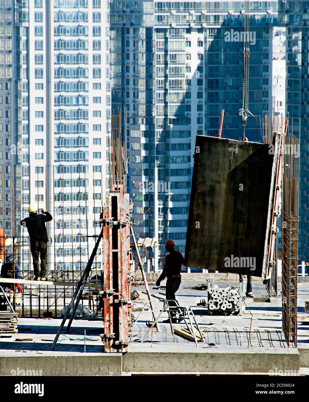 Construction site in progress Stock Photo - Alamy