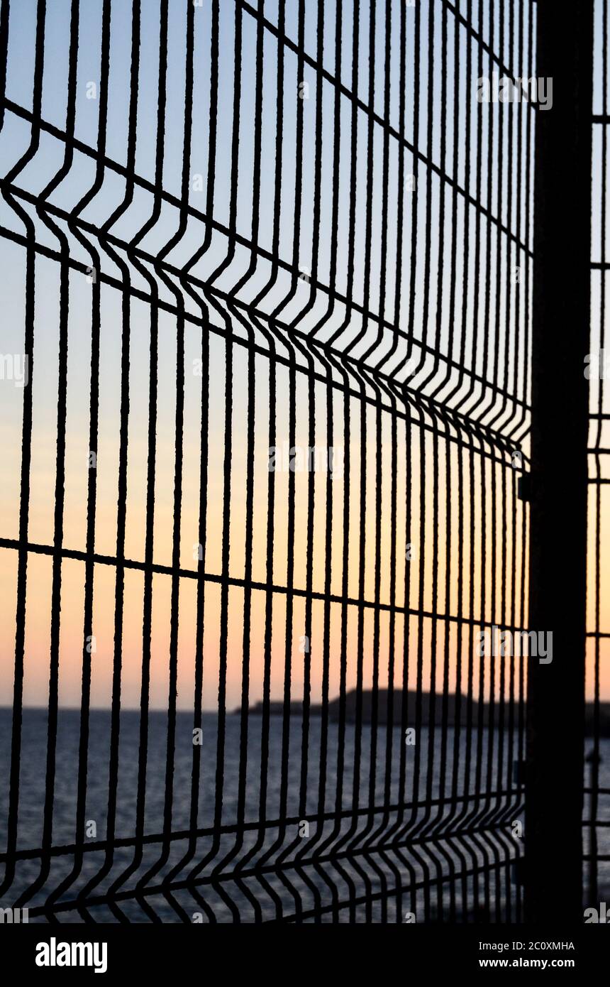 Net over the atlantic ocean Stock Photo - Alamy