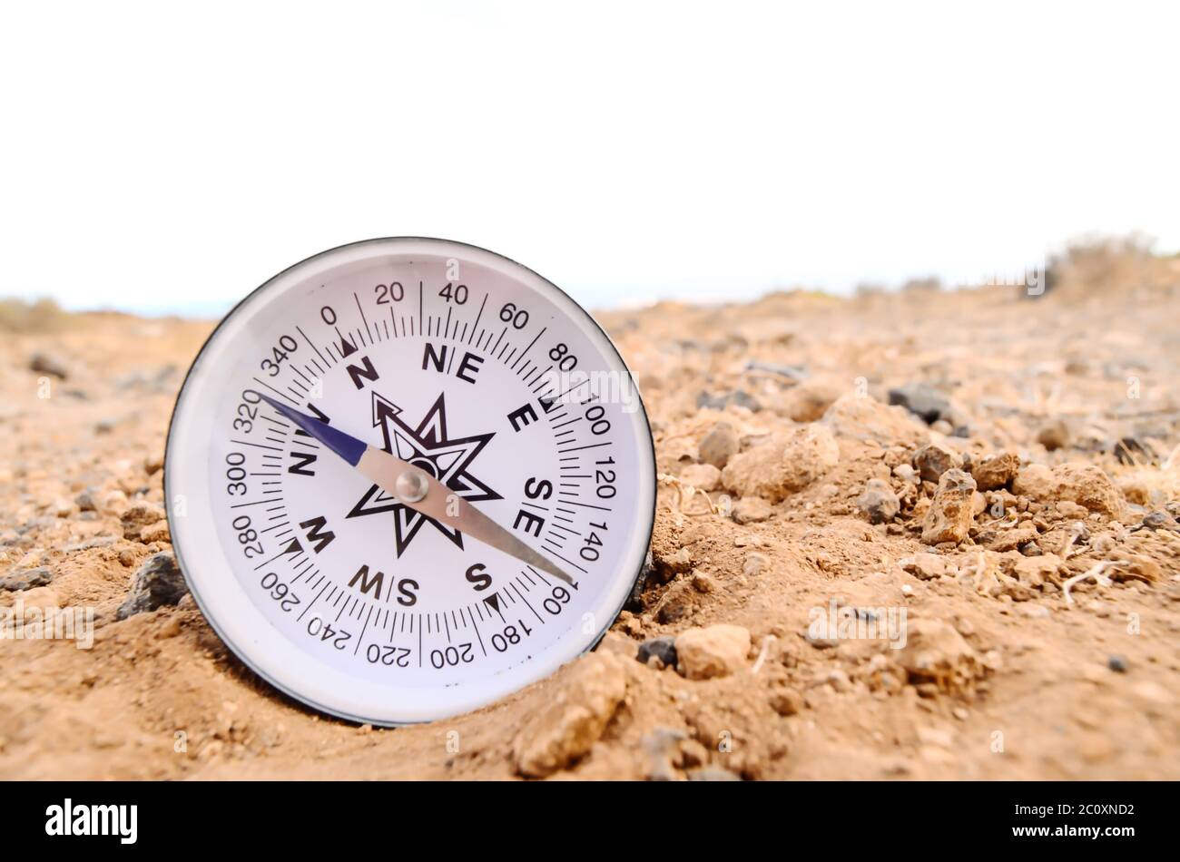 Orientation Concept Metal Compass Stock Photo - Alamy