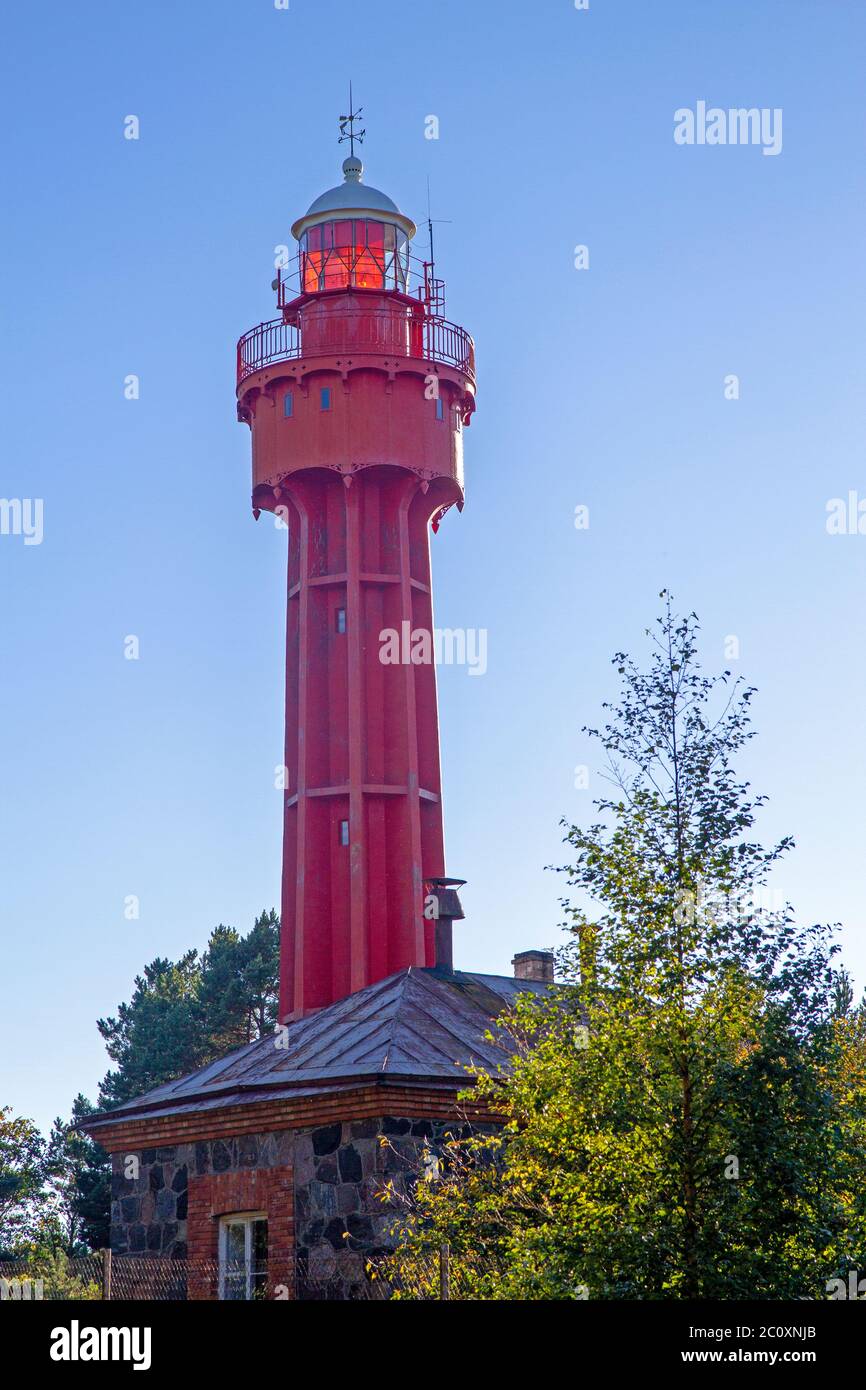 Ristna Lighthouse on Hiiumaa Island Stock Photo - Alamy