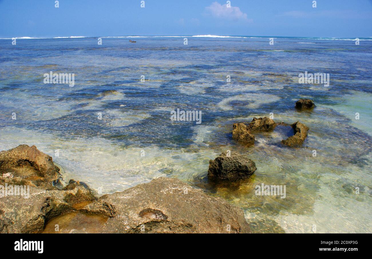Pantai Santolo Beach, Pameungpeuk, Garut, West Java, Indonesia Stock ...