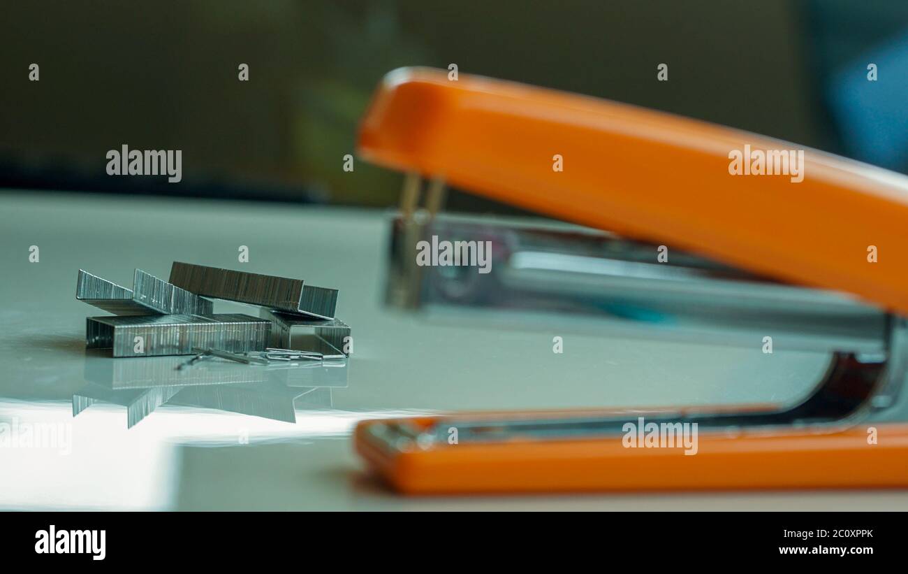 Close up stapler on hi-res stock photography and images - Alamy