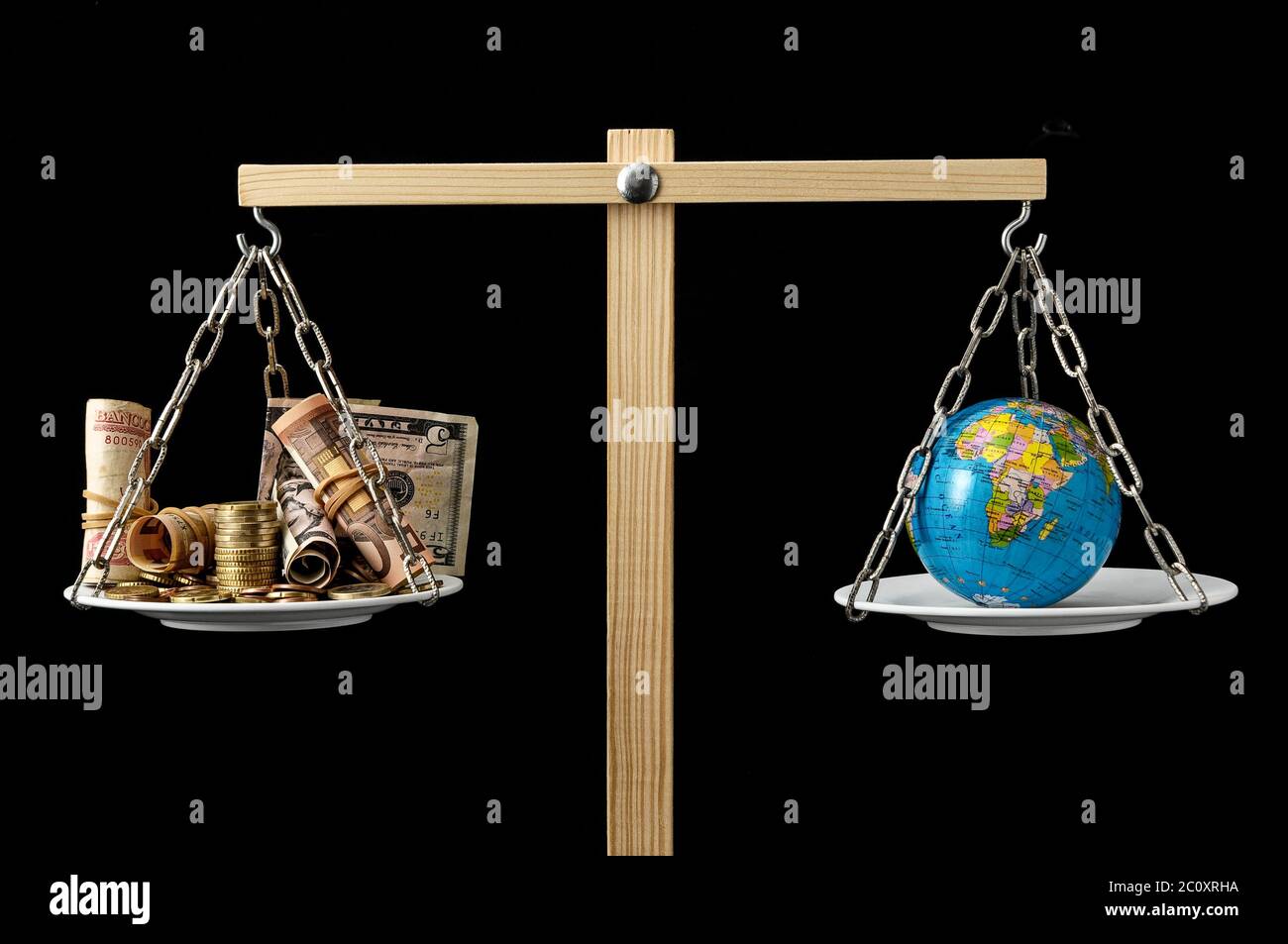 Earth scale balance hi-res stock photography and images - Alamy
