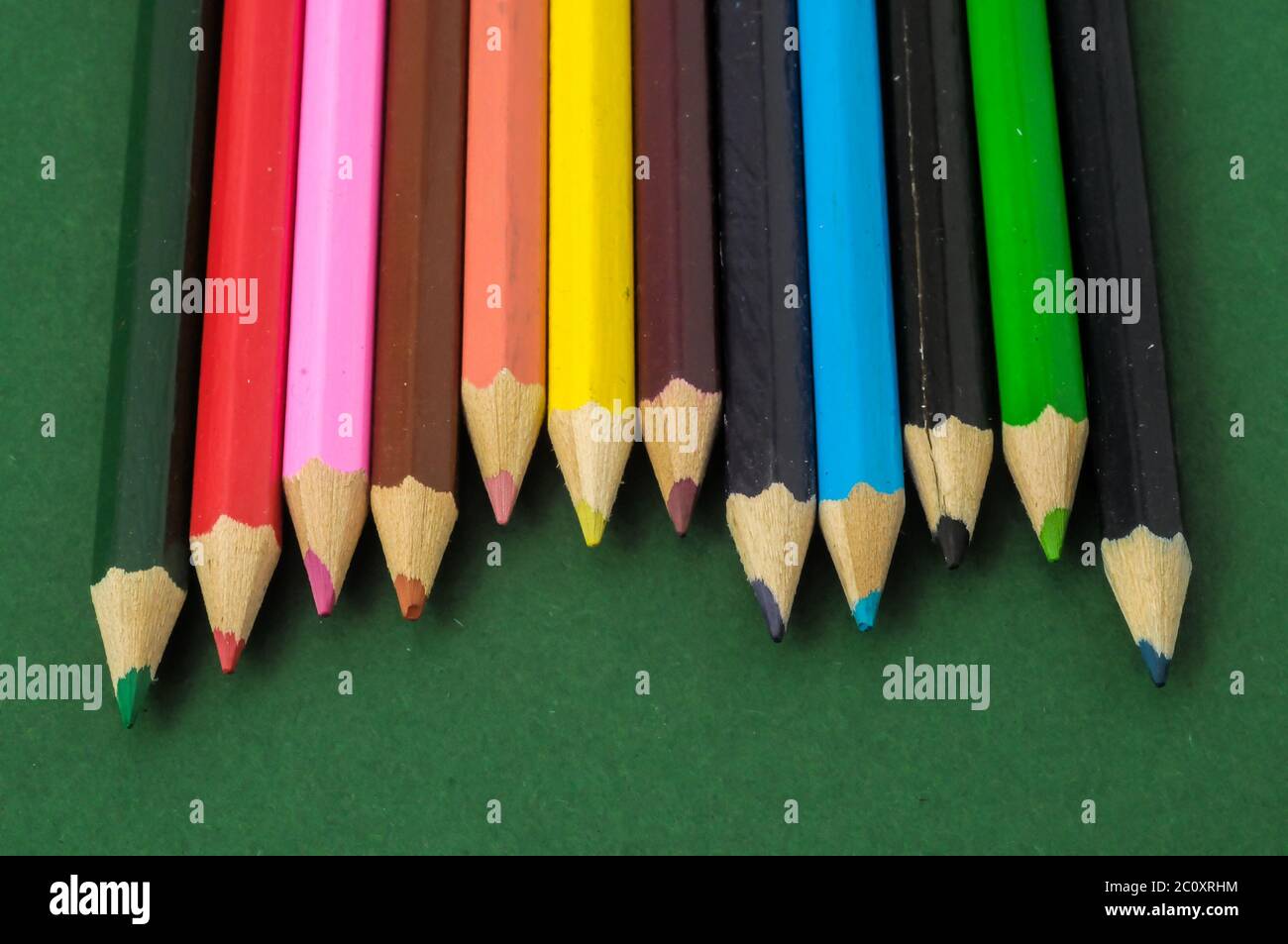 New Colored Pencils Textured Stock Photo - Alamy