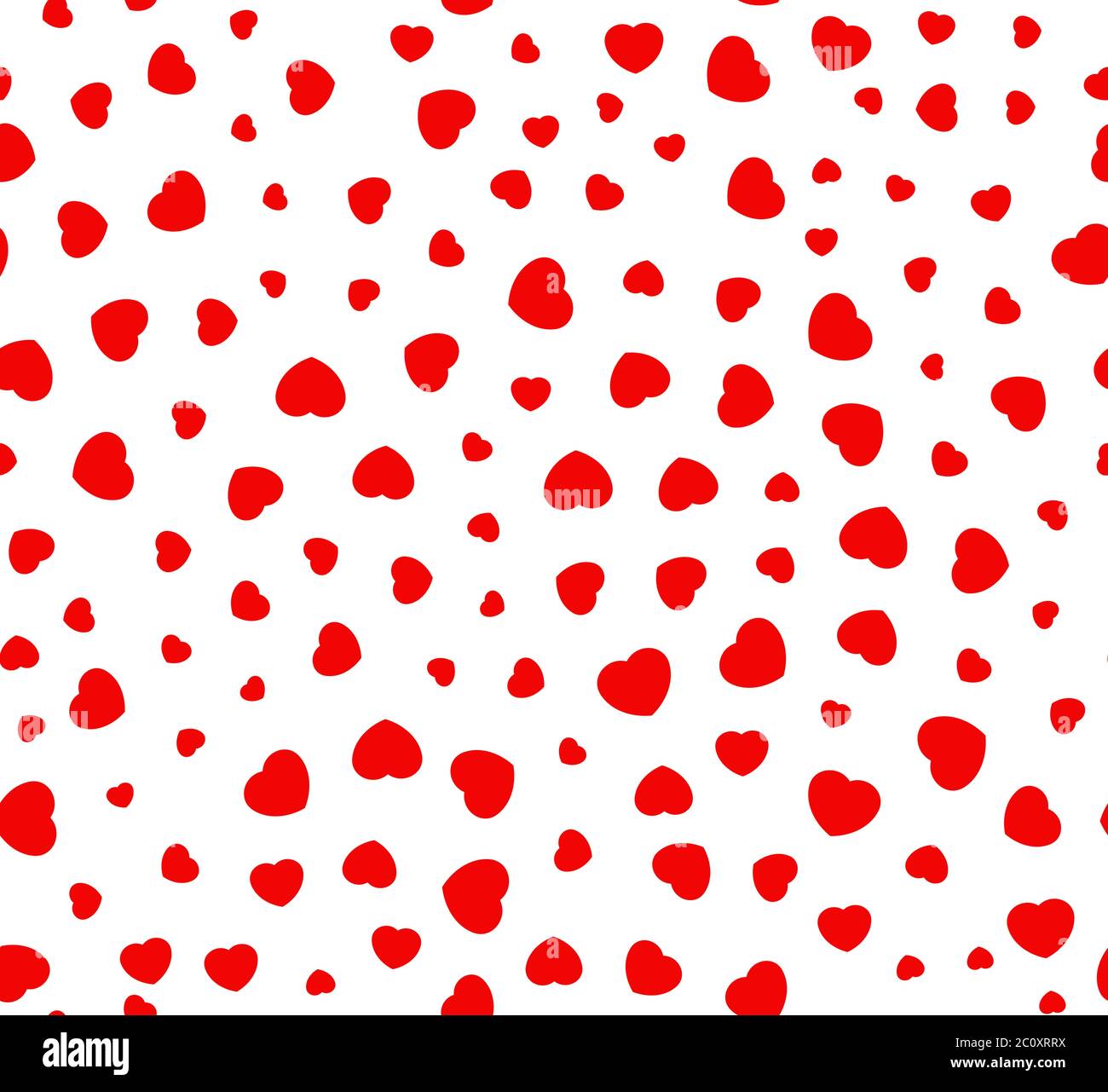 Cute Red Hearts Background