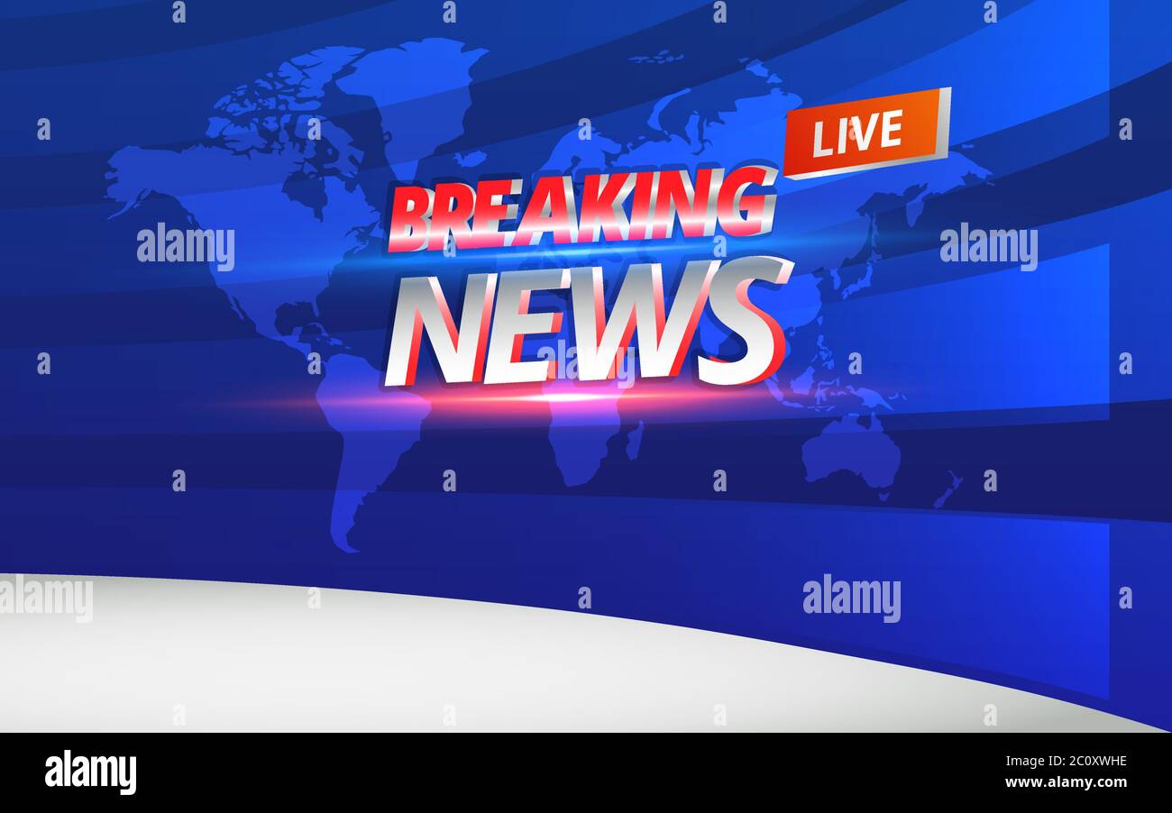 white stand and lcd in the news studio room Stock Vector Image & Art ...