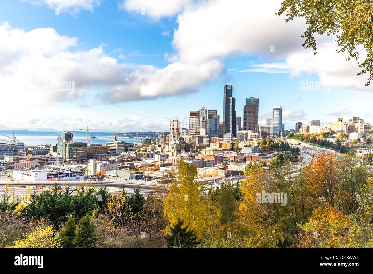 cityscape and skyline of seattle Stock Photo - Alamy
