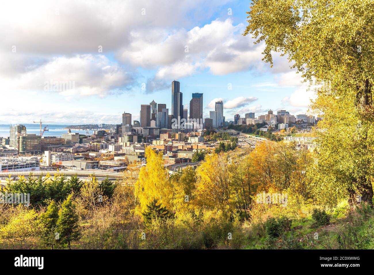cityscape and skyline of seattle Stock Photo - Alamy