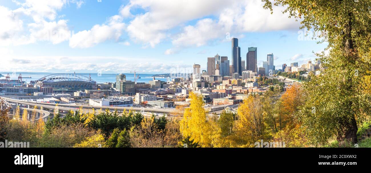 cityscape and skyline of seattle Stock Photo - Alamy