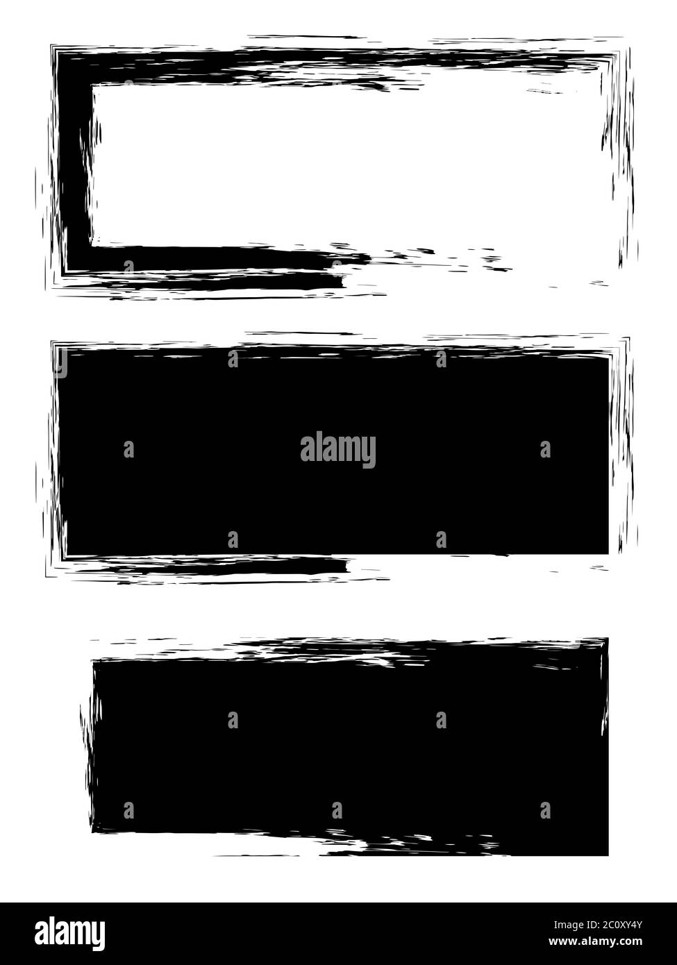 Vintage frame set vector Cut Out Stock Images & Pictures - Alamy