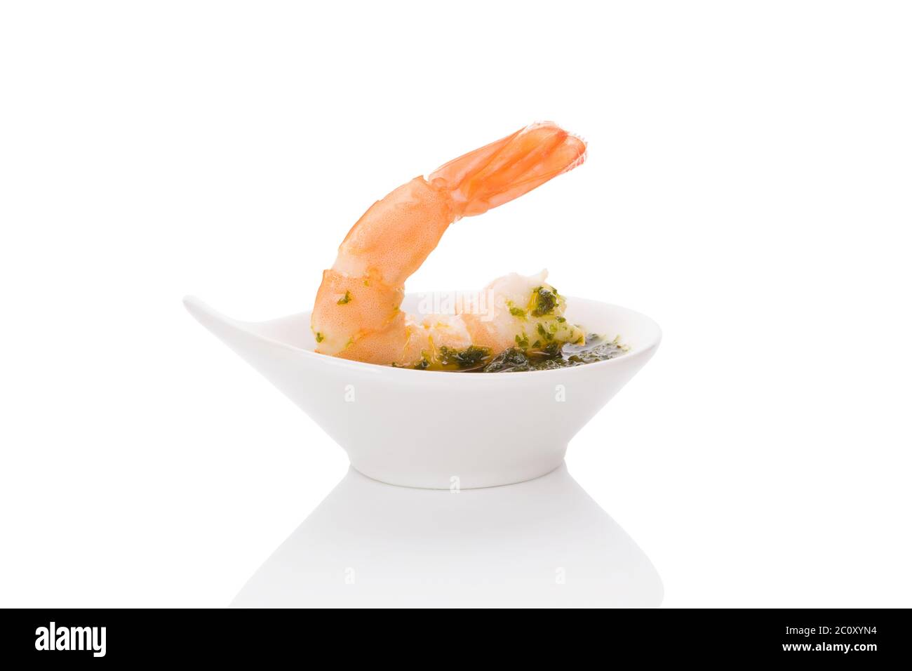 Delicious shrimp eating Stock Photo - Alamy