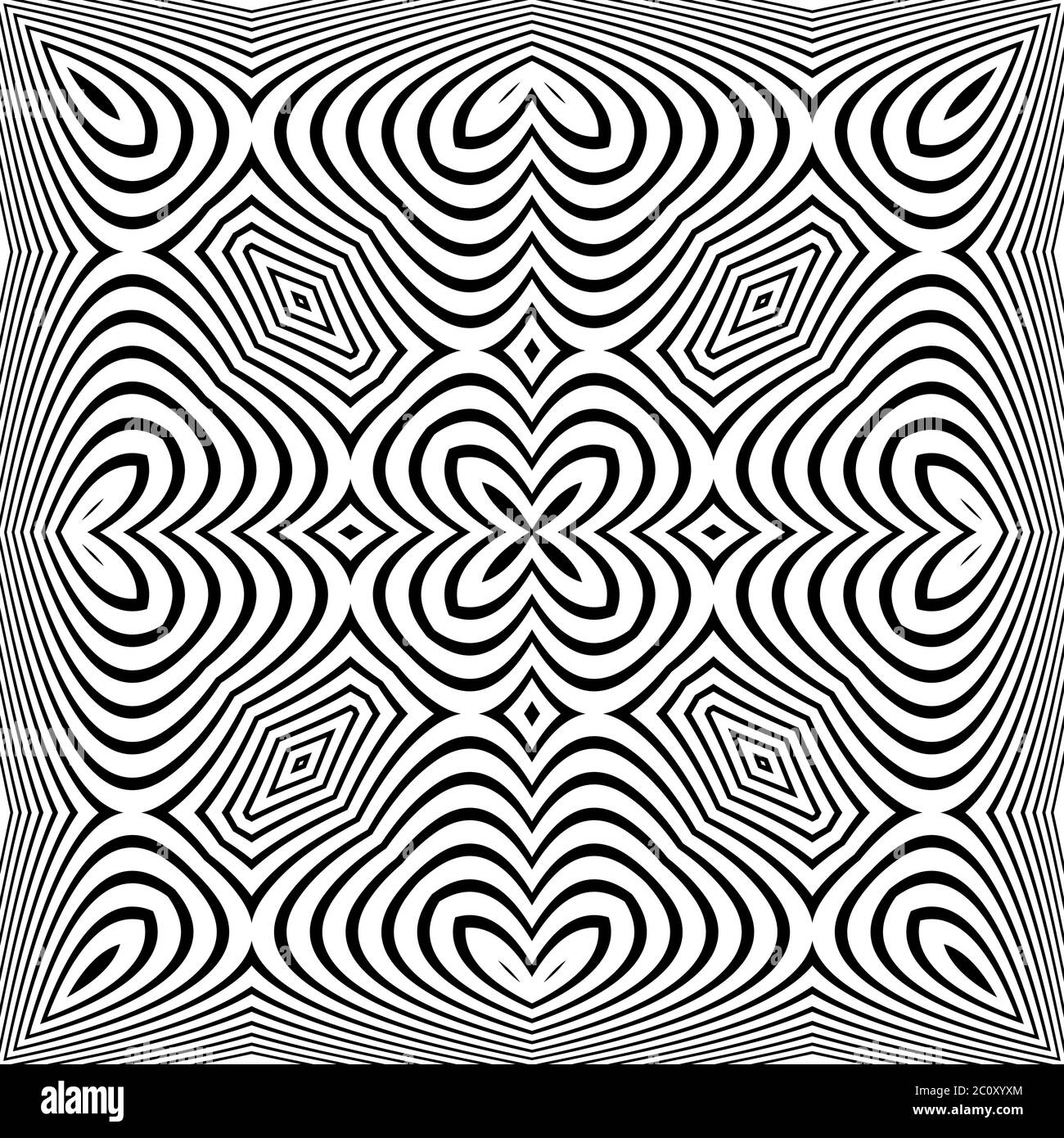 Optical vortex pattern Cut Out Stock Images & Pictures - Alamy