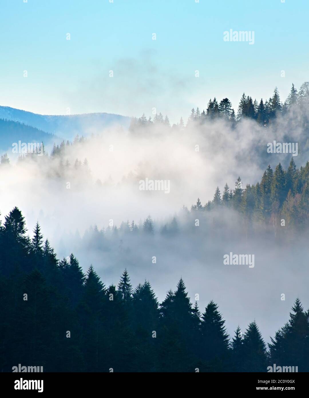 Carpathian Mountains landscape Stock Photo - Alamy