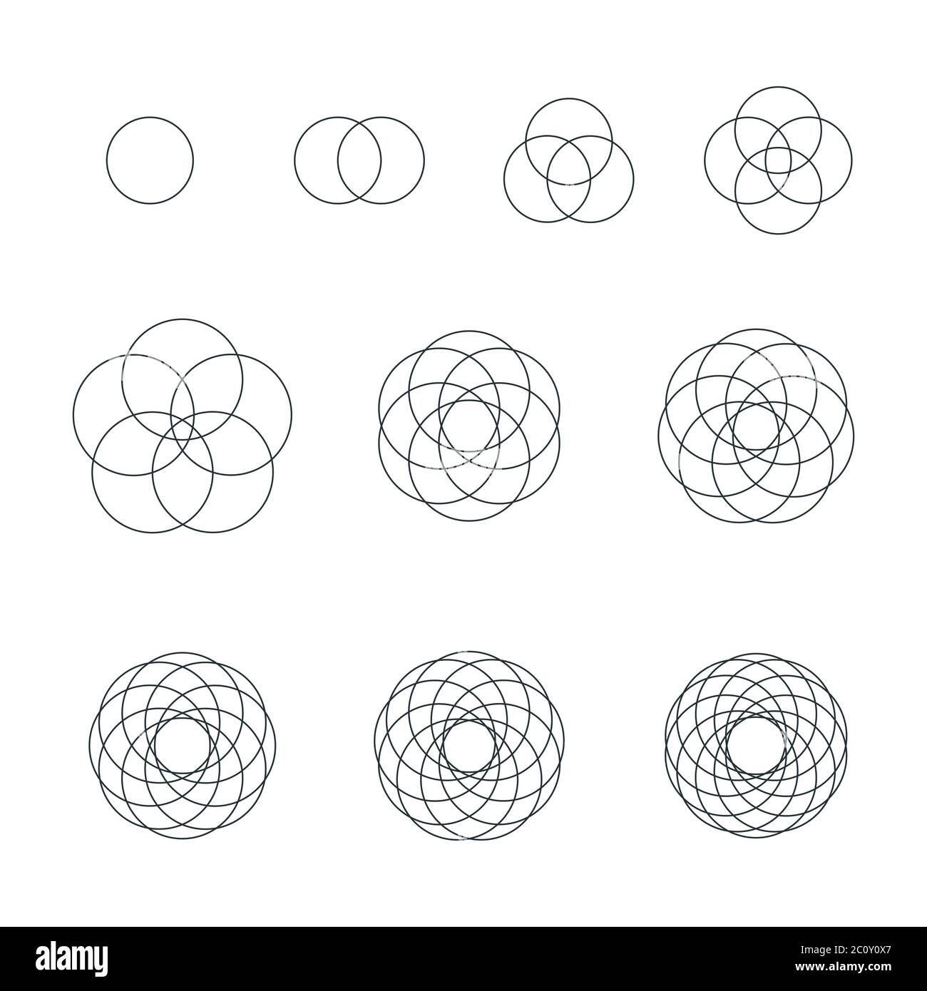Sacred geometry set hi-res stock photography and images - Alamy