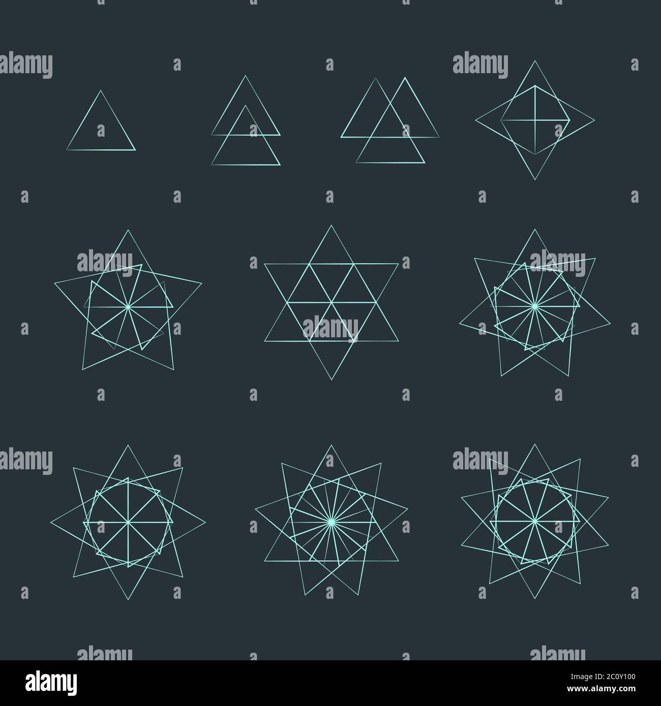 Triangle geometry hi-res stock photography and images - Alamy