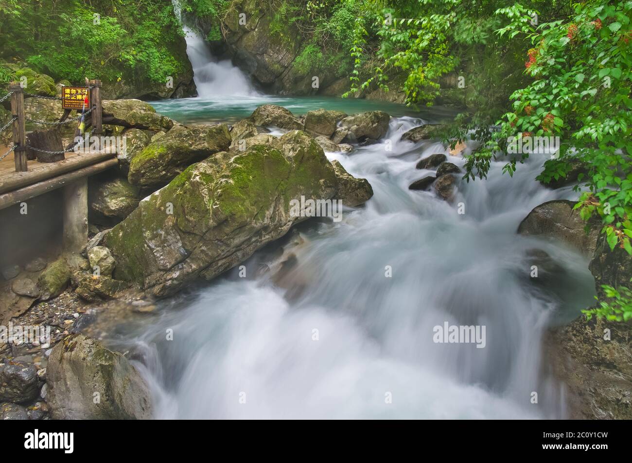 Early autumn scenery of Hubei Shennongjia National Geopark Scenic Area ...