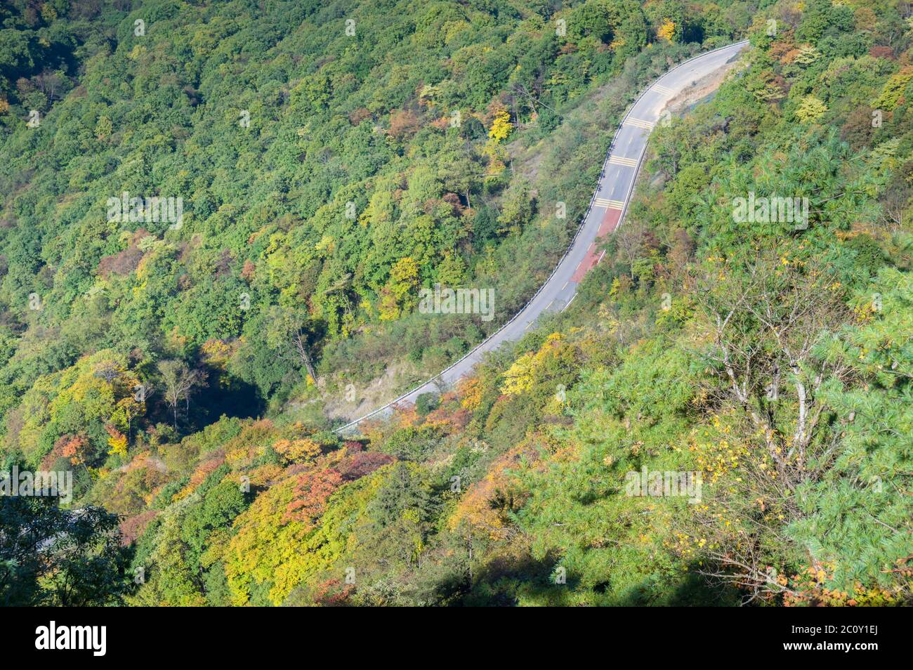 Early autumn scenery of Hubei Shennongjia National Geopark Scenic Area ...
