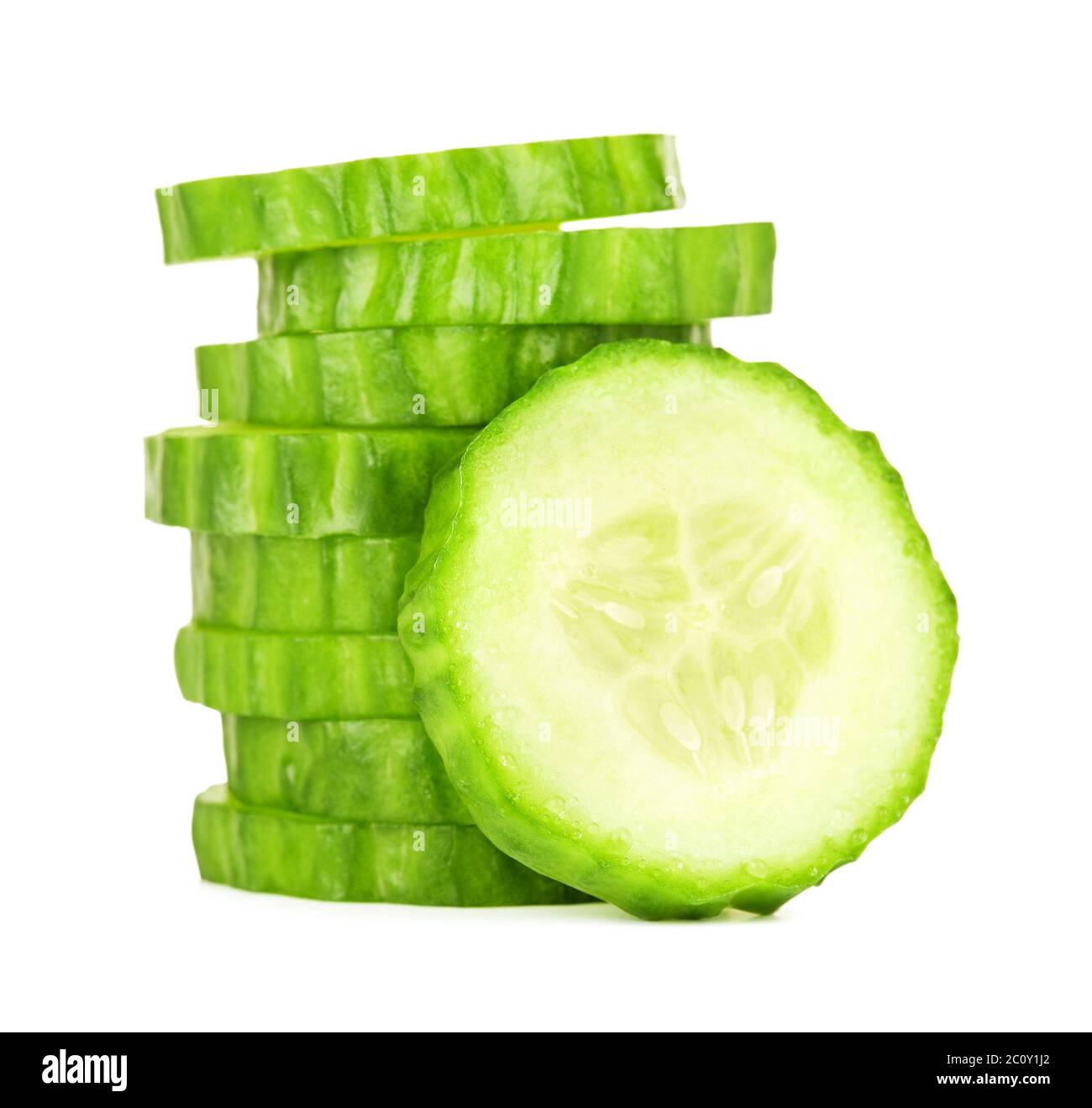Round yellow cucumber Cut Out Stock Images & Pictures - Alamy