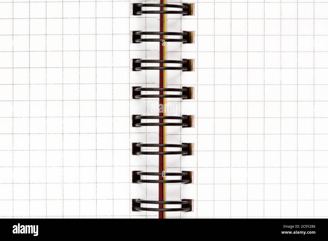 Open spiral notebook blank paper Stock Photo - Alamy