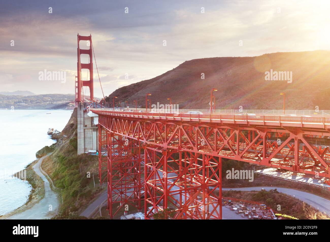 Gold gate bridge detail hi-res stock photography and images - Alamy