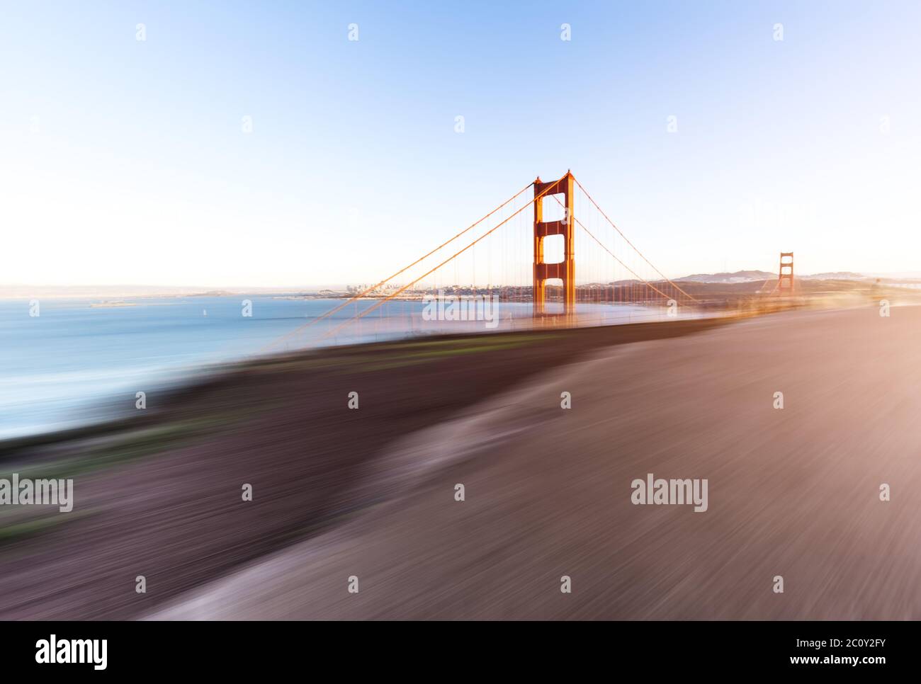 Gold beach bridge hi-res stock photography and images - Alamy