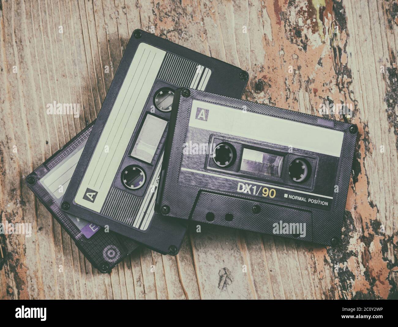 audio cassette close-up Stock Photo - Alamy
