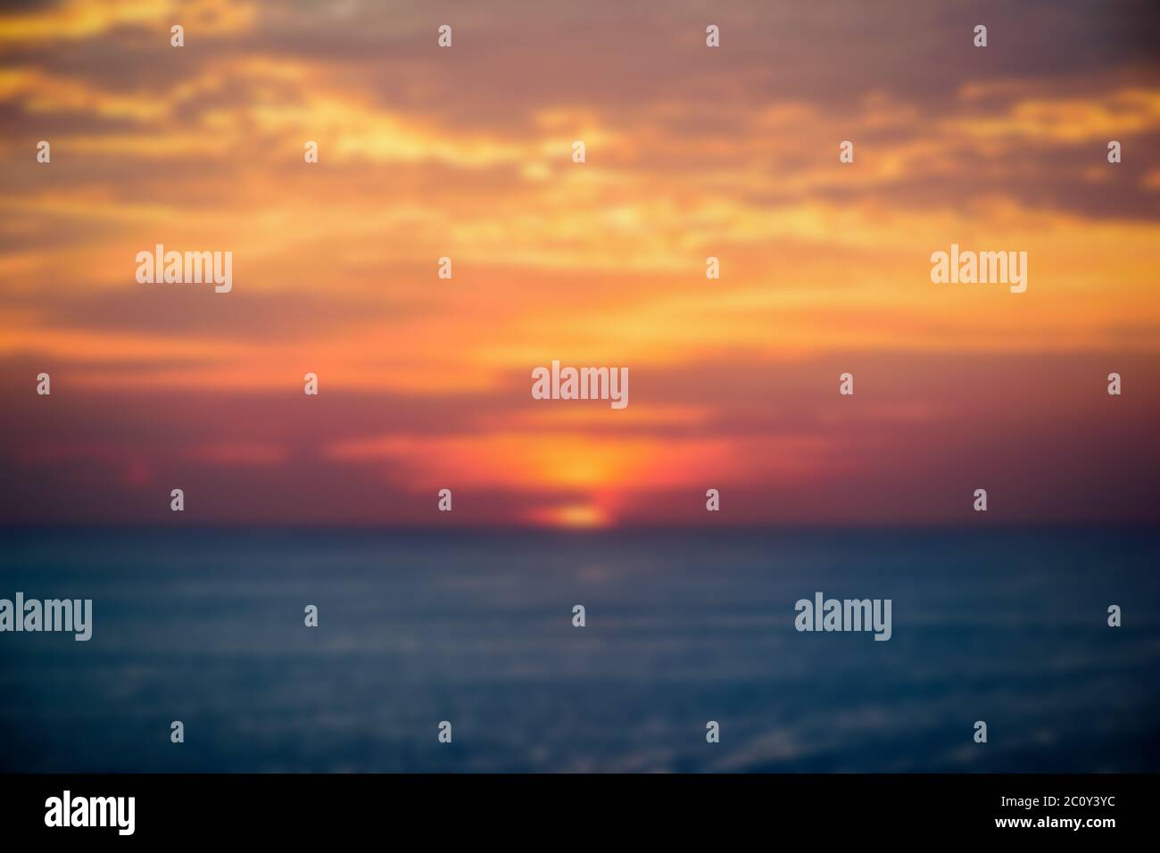 Blur background of sunset Stock Photo - Alamy