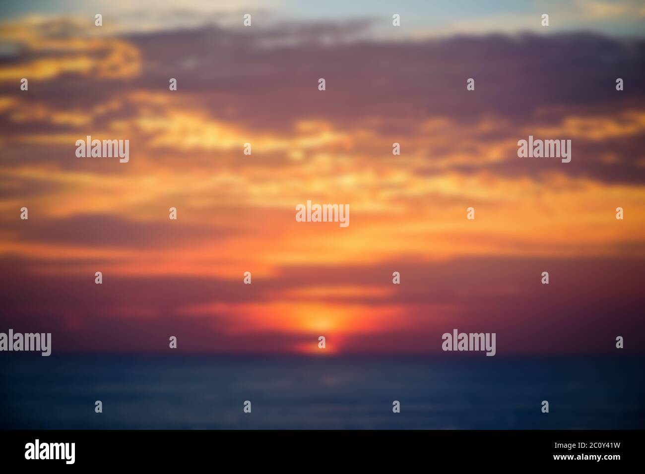 Blur background of sunset Stock Photo - Alamy