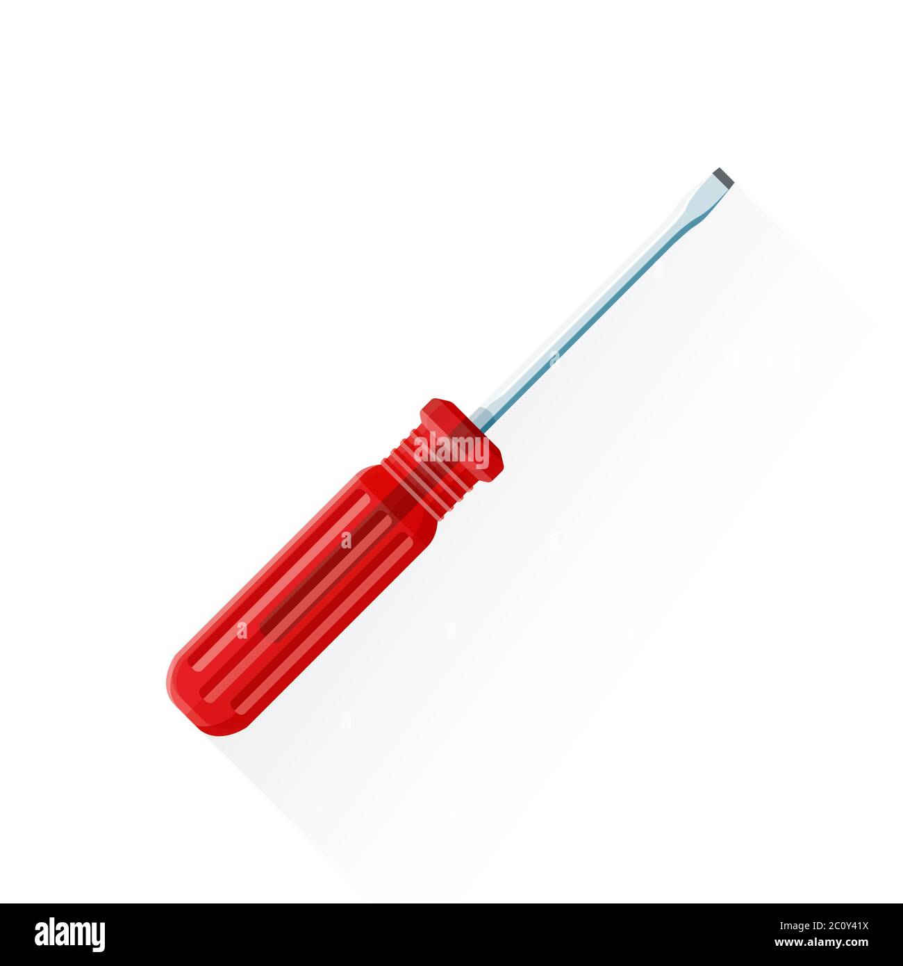 Flat screwdriver icon hi-res stock photography and images - Alamy