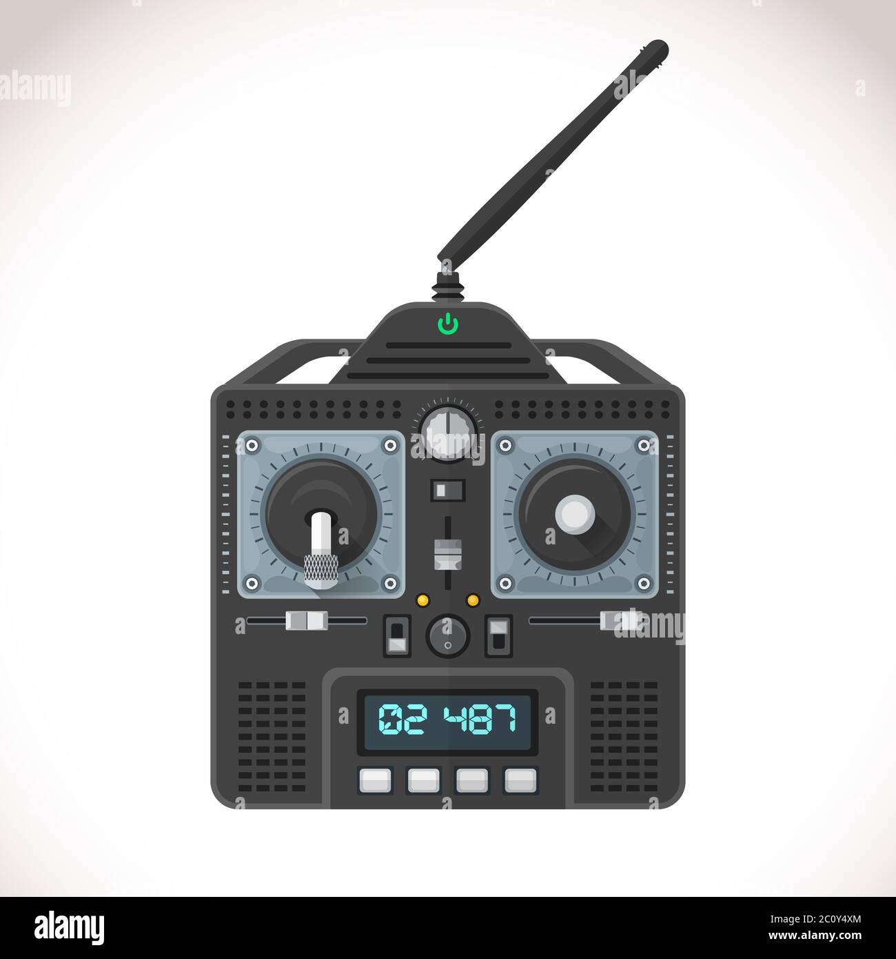 vector radio remote control illustration Stock Photo - Alamy