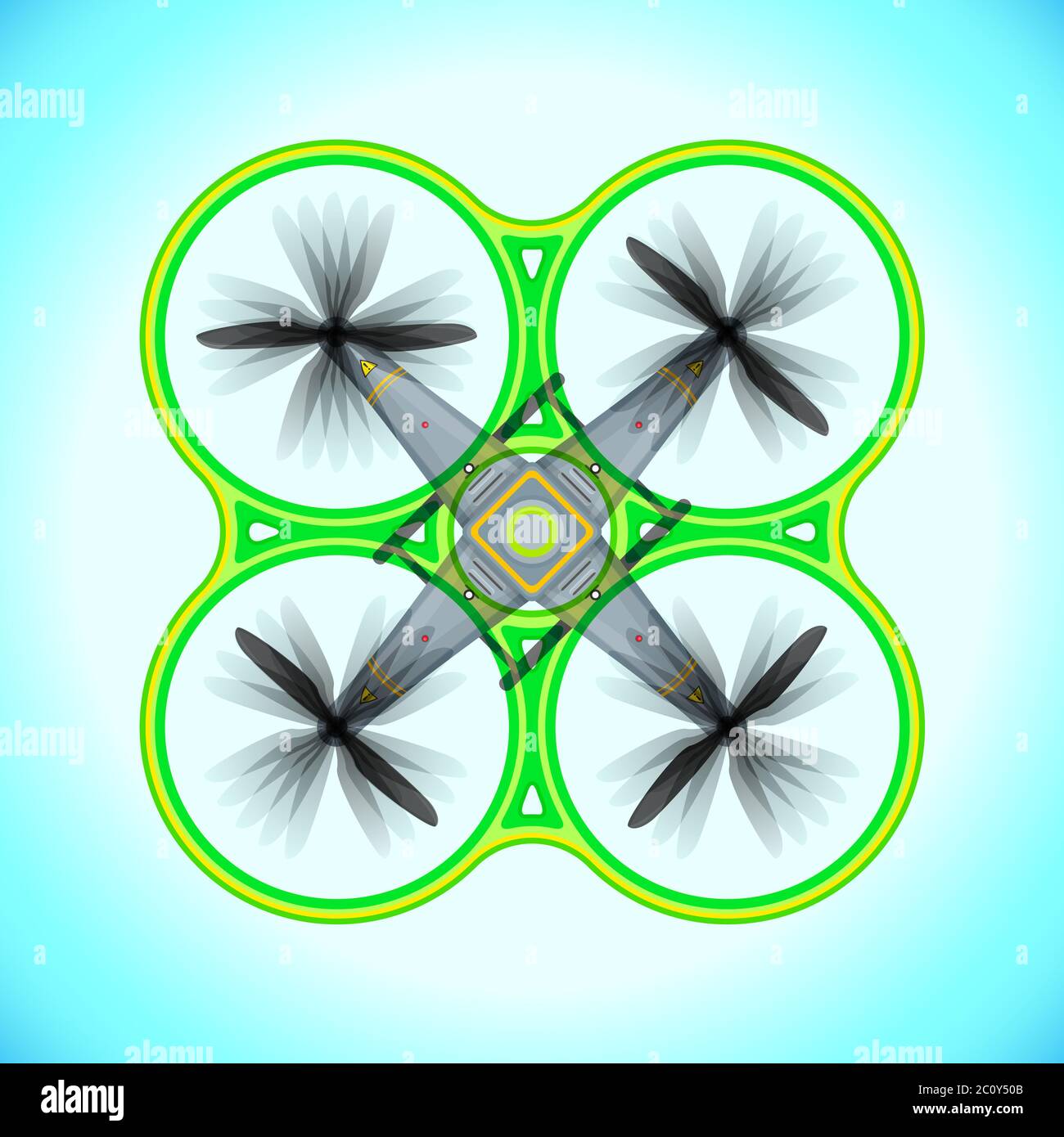 Vector illustration drone flying hi-res stock photography and images ...